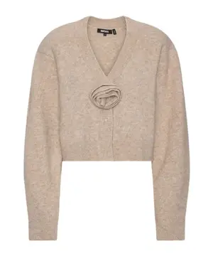 ROTATE BY BIRGER CHRISTENSEN Long-sleeved Sweater - Nude