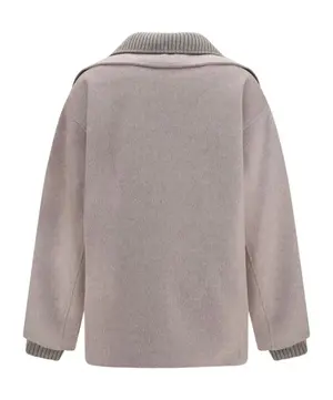 P.a.r.o.s.h Quilted Layered Zip Jacket