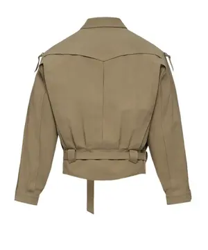 Magda Butrym Cotton Utility Jacket With Belt