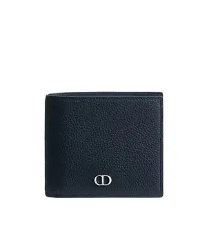 Dior Cd Icon Bifold Wallet - Black