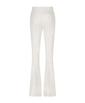 DONDUP Erotica Striped Flared Trousers