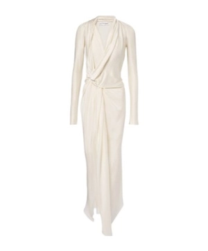 Victoria Beckham Solidcolor Longsleeve Dress