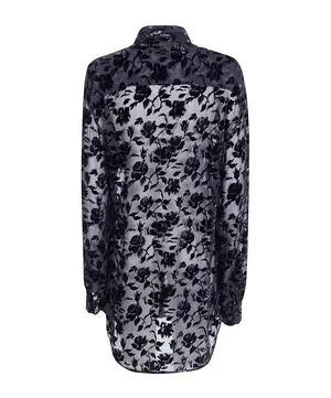 ANN DEMEULEMEESTER Elisabeth Floral-devoré Shirt