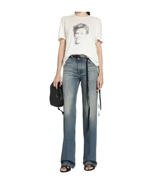 ANN DEMEULEMEESTER Distressed T-shirt