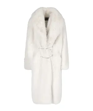 DONDUP Erotica Fur Coat - White