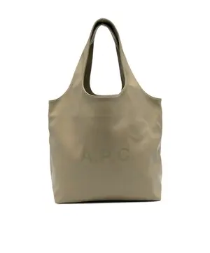 A.p.c. Logo-print Leather Tote Bag