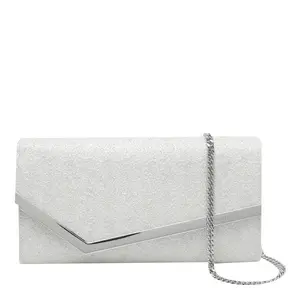 JIMMY CHOO Emmie Glitter Clutch Bag