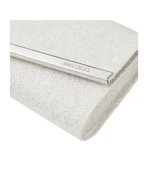 JIMMY CHOO Emmie Glitter Clutch Bag