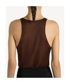 Balmain Knit Vest Top With Lace
