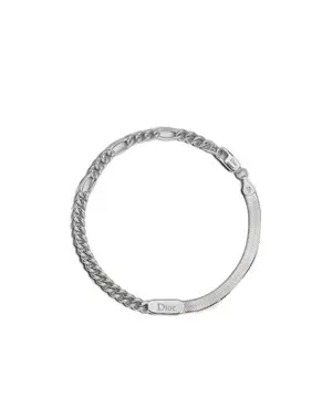 Dior Stack Chain Link Bracelet - Gray