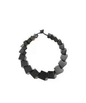 MONIES Aether Geometric Wood Necklace