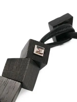 MONIES Aether Geometric Wood Necklace