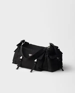 Prada Explore Re-nylon And Leather Duffel Bag