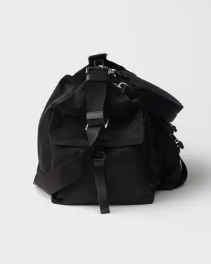 Prada Explore Re-nylon And Leather Duffel Bag