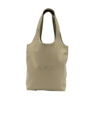 A.p.c. Logo-print Leather Tote Bag
