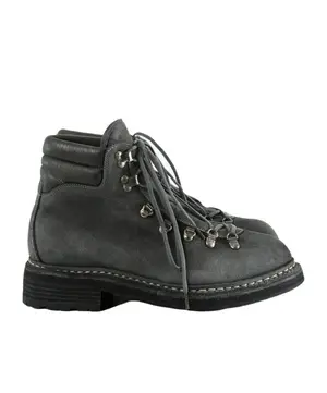 Guidi Lace-up Hiking Boots - Black