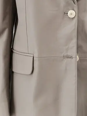 ALYSI Singlebutton Leather Blazer