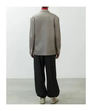 ALYSI Singlebutton Leather Blazer