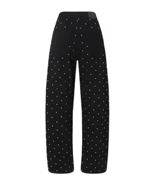 Pinko Crystal-embellished Jeans