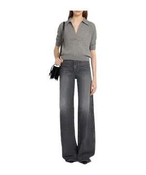 Khaite High-waisted Wide-leg Jeans