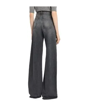 Khaite High-waisted Wide-leg Jeans