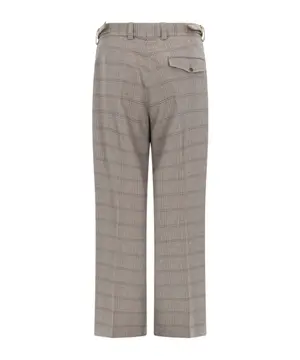 Drole De Monsieur Drôle De Checked Tailored Pants