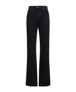 Khaite High-waist Flare Jeans - Black