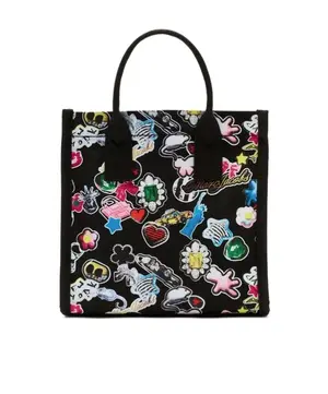 Marc Jacobs Medium Sticker Print Canvas Standard Supply Tote