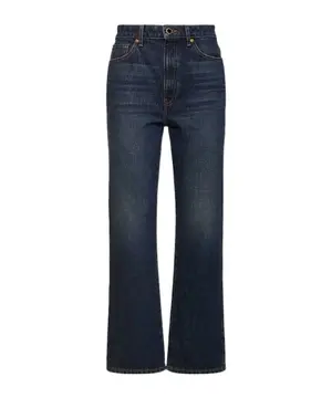 Khaite High-waisted Wide-leg Jeans