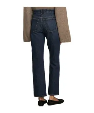 Khaite High-waisted Wide-leg Jeans