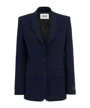 MSGM Central Fastening Blazer Jacket