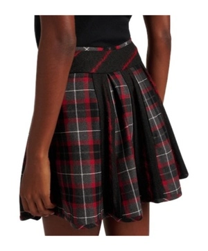 VIVIENNE WESTWOOD Tartan Wool Miniskirt