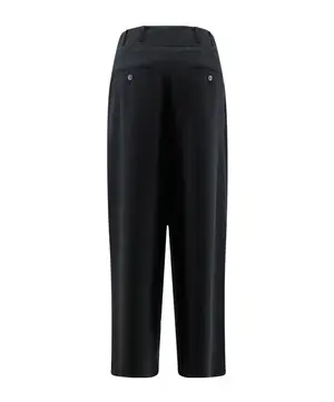 Closed High-waisted Wide-leg Pants
