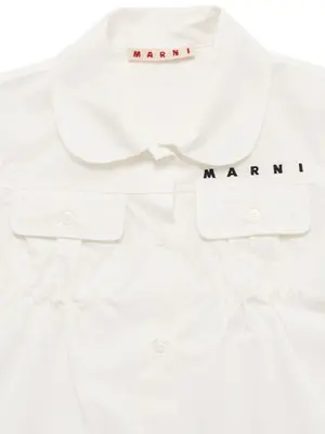 Marni Ruffled Detail Casual Top