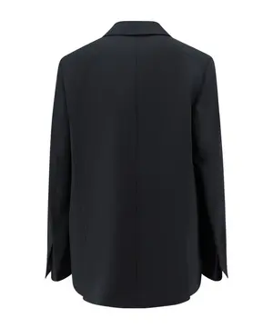 Closed Single-breasted Peak-lapel Blazer