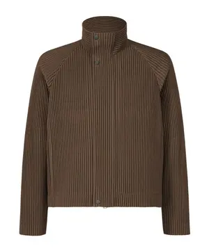 Issey Miyake Tailored Pleats 1 Blouson - Dark Brown