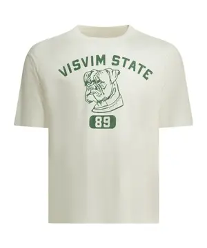 Visvim Jumbo Bulldog Print T-shirt - White