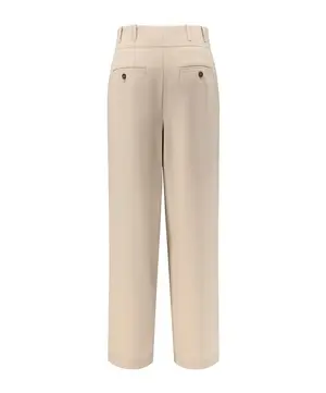 Closed High-waisted Wide-leg Pants