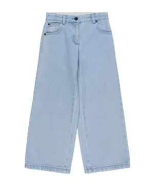 Stella McCartney Wide Leg Trousers With Graphic Detail