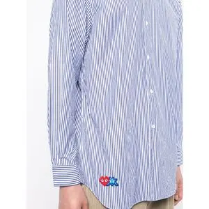 Play Comme Des Garcon Lapel Long-sleeved Shirt
