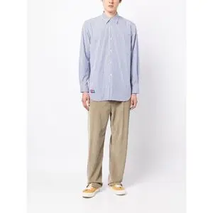 Play Comme Des Garcon Lapel Long-sleeved Shirt