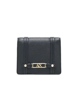 Armani Exchange Mini Wallet In Coated Fabric