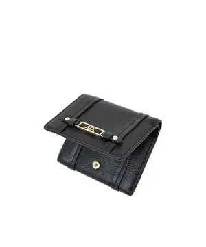 Armani Exchange Mini Wallet In Coated Fabric