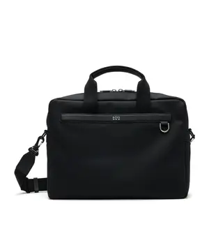 Hugo Boss Zipped Laptop Bag - Black