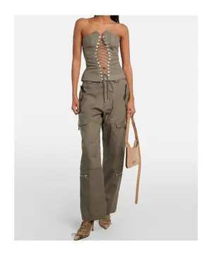 DION LEE Diagonal Cloth Casual Pants