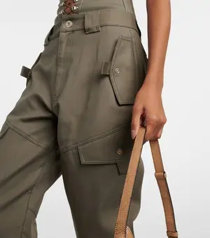 DION LEE Diagonal Cloth Casual Pants
