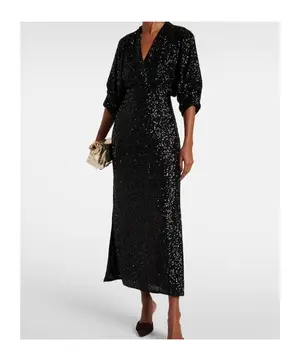 Diane Von Furstenberg Jessel Sequined Maxi Dress