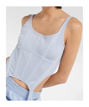 DION LEE Plain Knit Bra