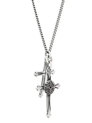 Emanuele Bicocchi Cross Pendant Necklace