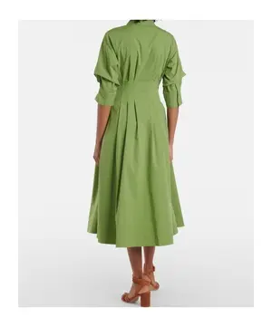 Simkhai Jazz Cotton-blend Poplin Midi Dress